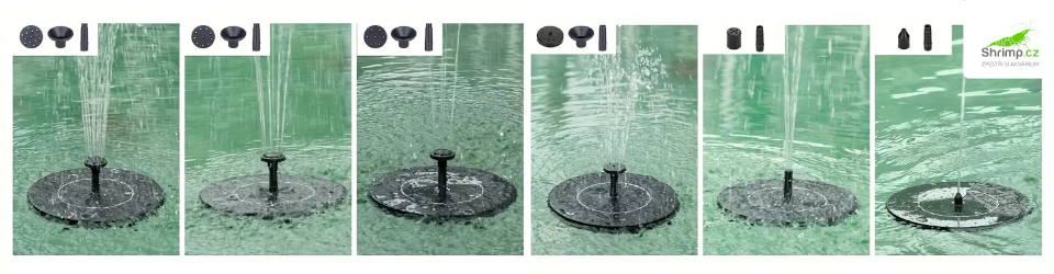 Solární zahradní fontána (16 cm)